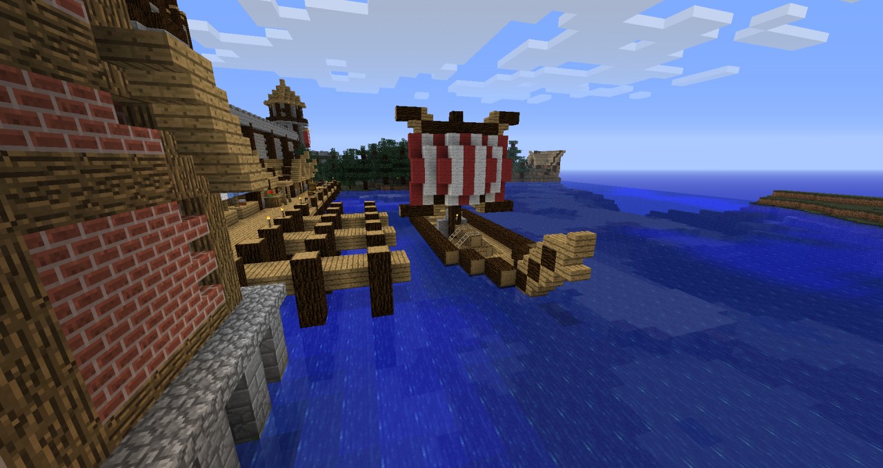 Transport ship. Minecraft Map