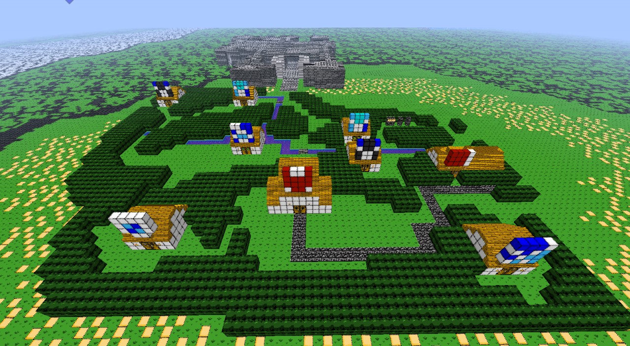 Final Fantasy 1 Overworld Minecraft Map