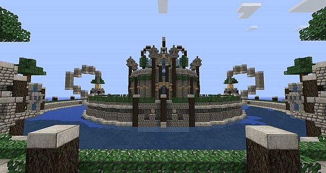 Natural Temple In The Sea Minecraft Project