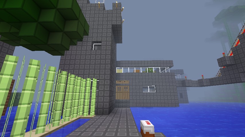 Awesome survival Cobblestone house Minecraft Map