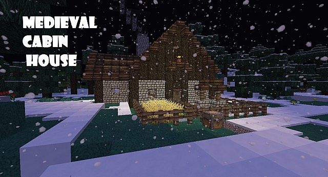 Medieval Cabin House Minecraft Map