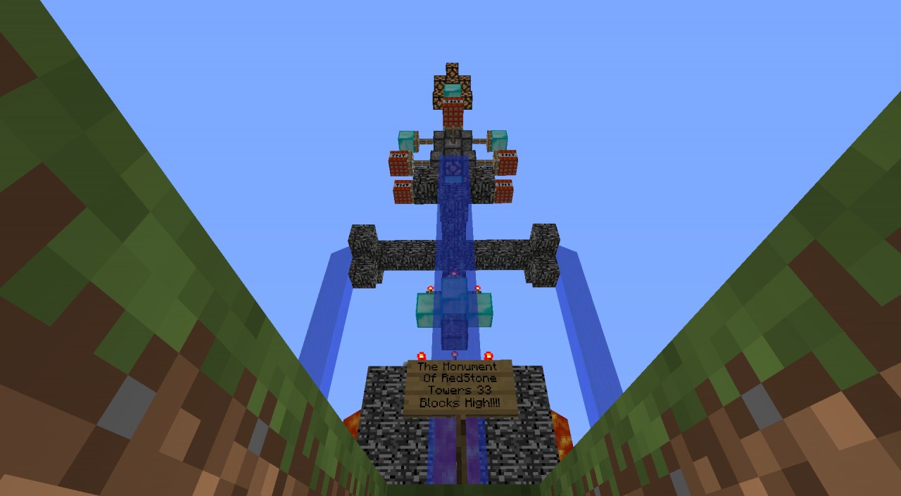 RedStone Tower Minecraft Project