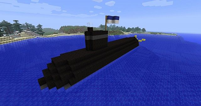 Amazing Submarine !! Minecraft Map