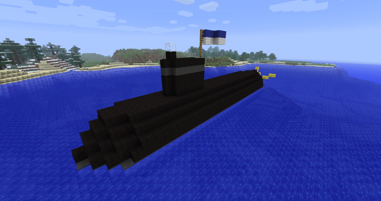 Amazing Submarine !! Minecraft Map