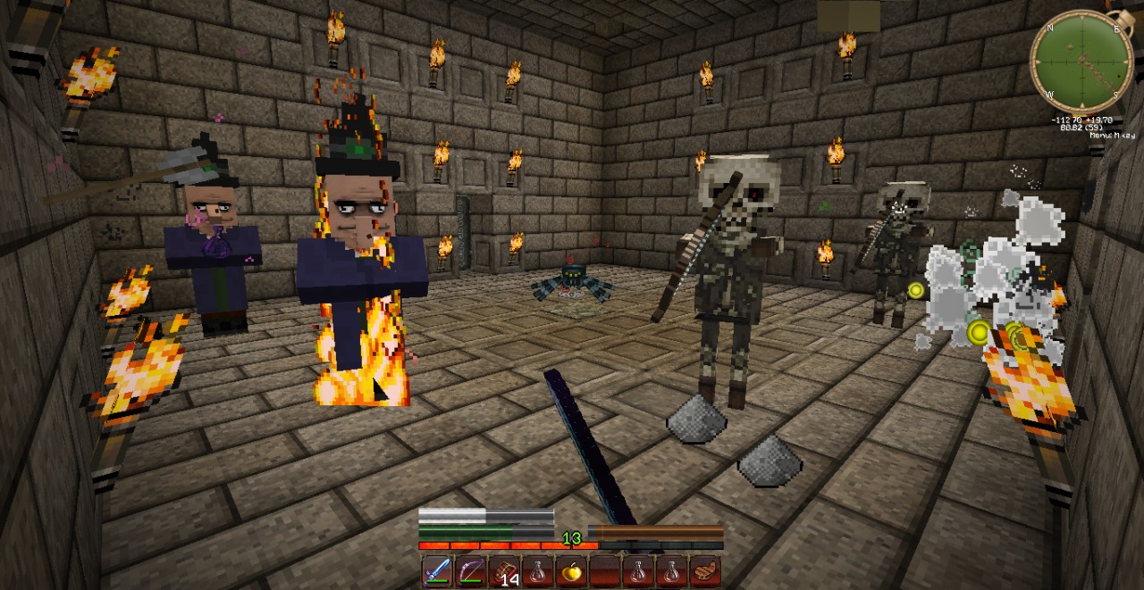 Mob Basement Minecraft Map