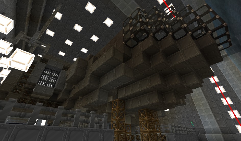 Tekkit spaceship Docks Minecraft Map