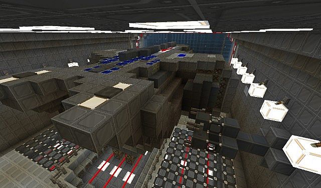 Tekkit spaceship Docks Minecraft Map
