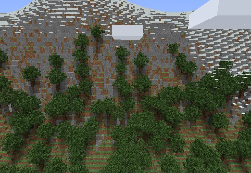 Mr Mountain terraformed world Minecraft Map