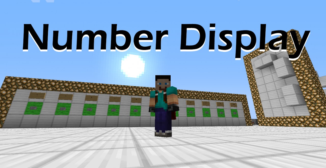 Number Display 1.4.2 Minecraft Map