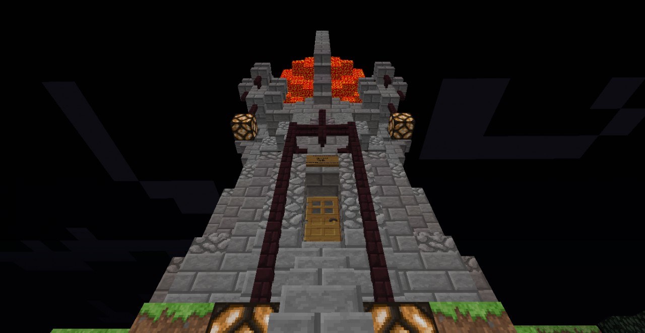 Mage Tower with Floating Lava Ball! Minecraft Map