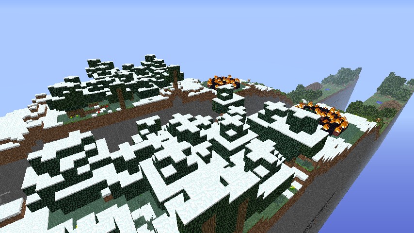 Sky Wars (1.4.2 Race For The Wool Map) Minecraft Map