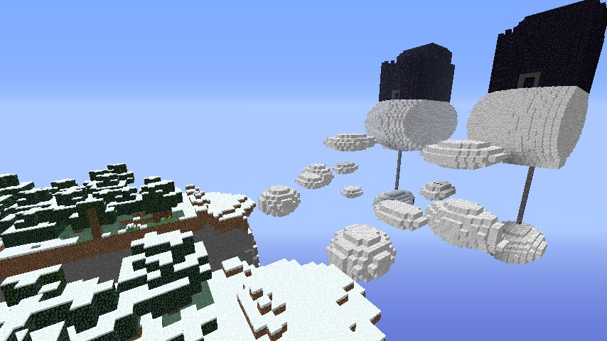 Sky Wars (1.4.2 Race For The Wool Map) Minecraft Map