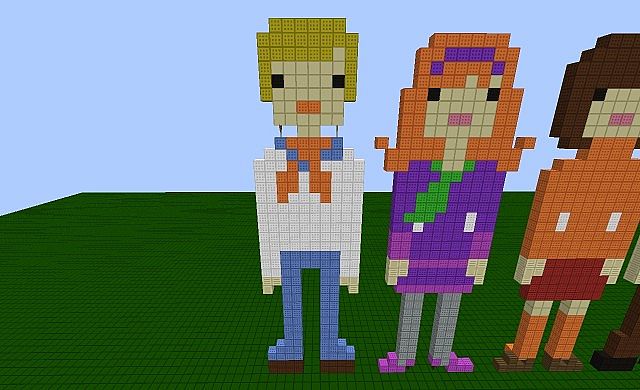 Scooby Doo and the Crew (Mystery Gang) Minecraft Map