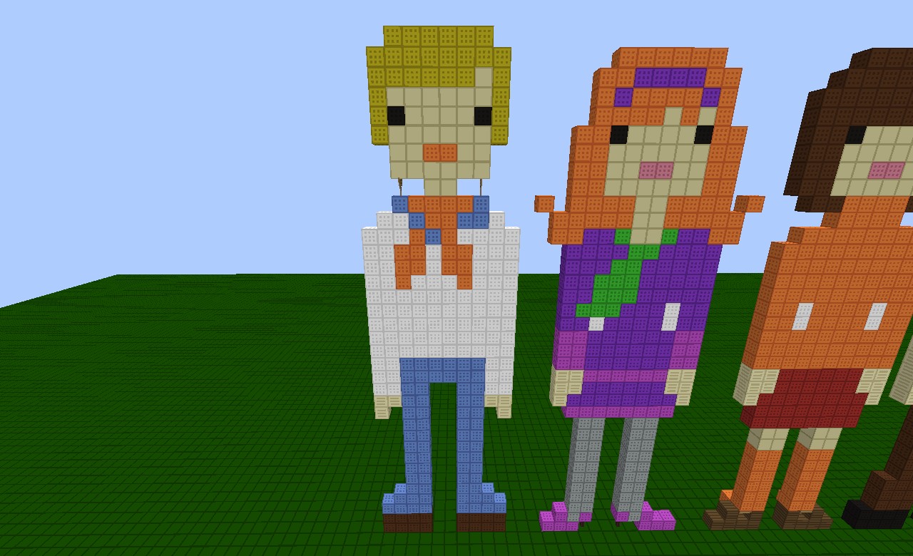 Scooby Doo and the Crew (Mystery Gang) Minecraft Map