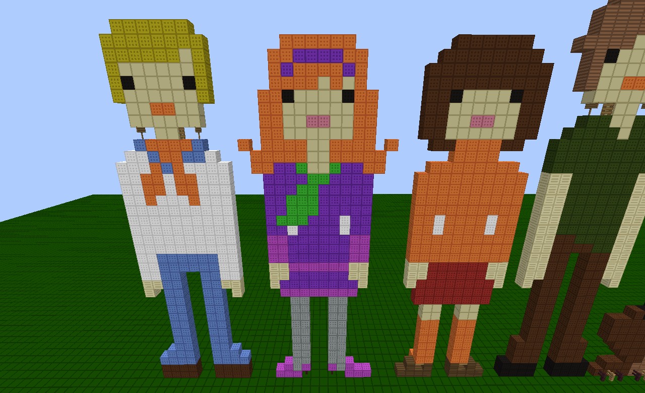 Scooby Doo and the Crew (Mystery Gang) Minecraft Map