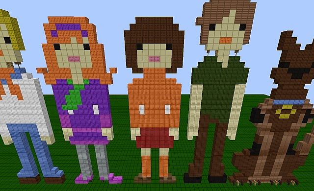 Scooby Doo and the Crew (Mystery Gang) Minecraft Map