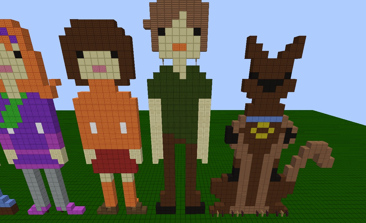 Scooby Doo and the Crew (Mystery Gang) Minecraft Map