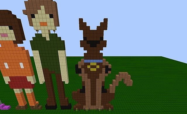 Scooby Doo and the Crew (Mystery Gang) Minecraft Map
