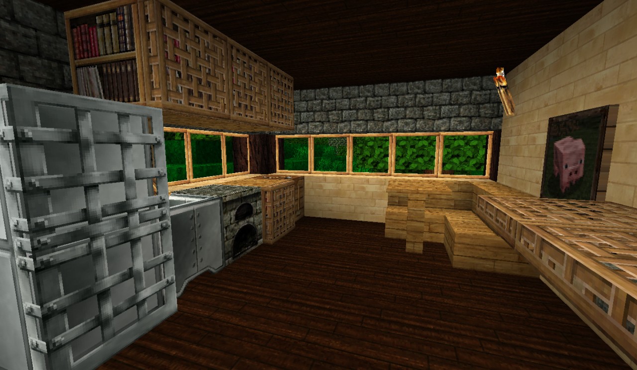 Small one-story house Minecraft Map