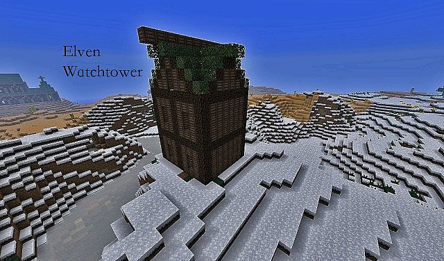 Speed build-Elven watchtower Minecraft Map