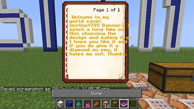 My Banner Minecraft Map