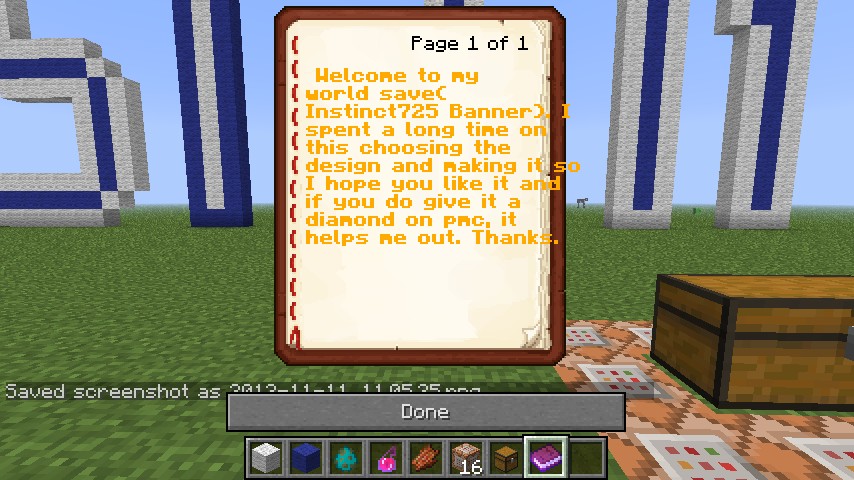 My Banner Minecraft Map