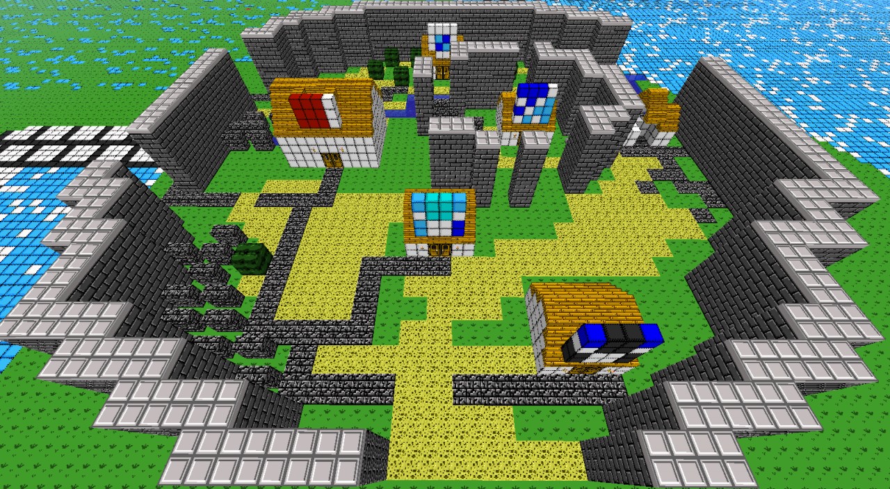 Final Fantasy 1 Overworld Minecraft Map