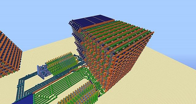 MASSIVE 128 bytes RAM Minecraft Map