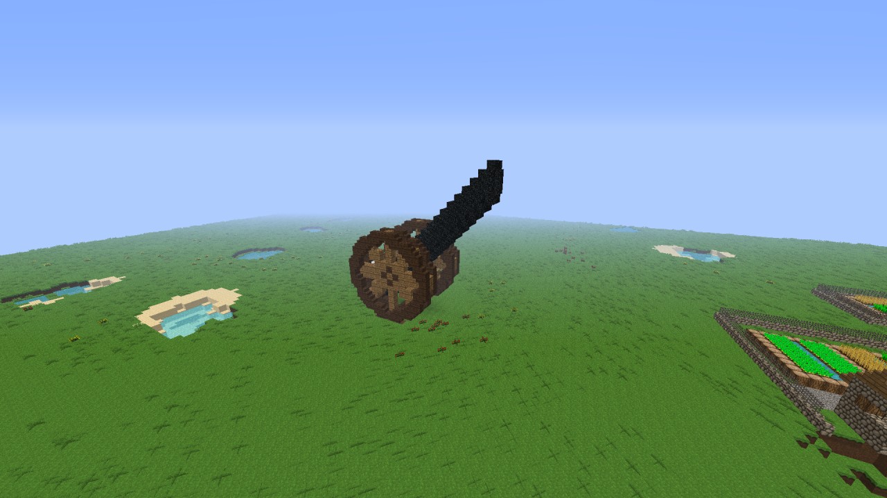 Civil War or Revolutionary War Big Cannon! Minecraft Map