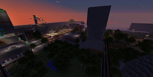 THE NEW! Polis-Langdon Map by XEros12251 (The Hardcore City) Minecraft Map