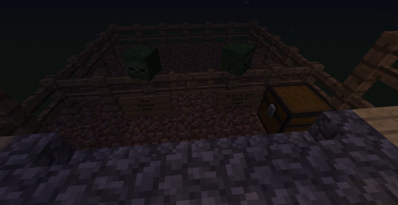 ZOMBIES-SURVIVAL-House OF THE UNDEAD Minecraft Map