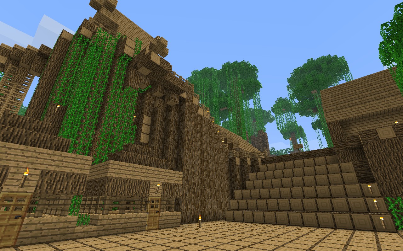 Tree Top Village by TheImpulseGamerz Minecraft Project