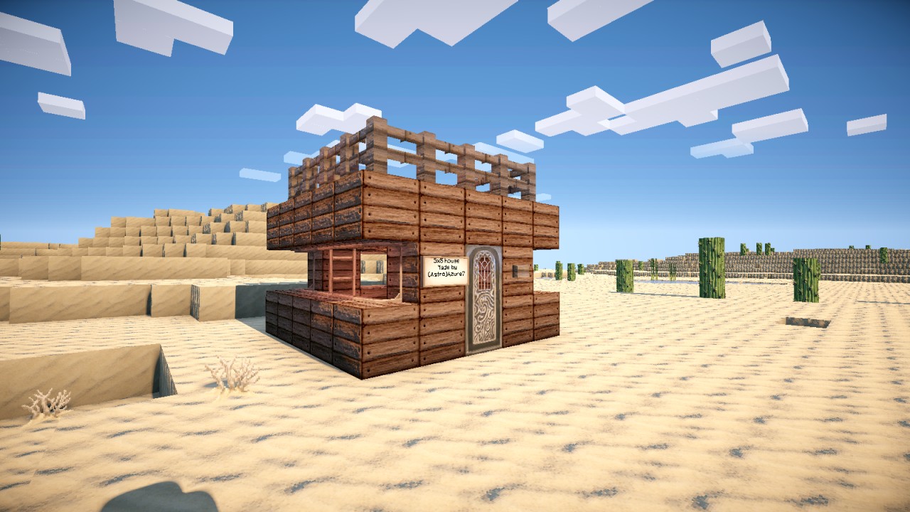 5x5 House (Complete with funitures) Minecraft Map