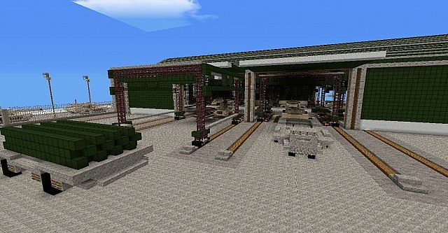 Heavy Tanks Factory Minecraft Map