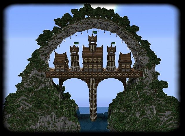 Minecraft Timelapse #3 - The Arch Village Minecraft Map