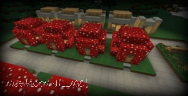 Mushroom village♥ Minecraft Map