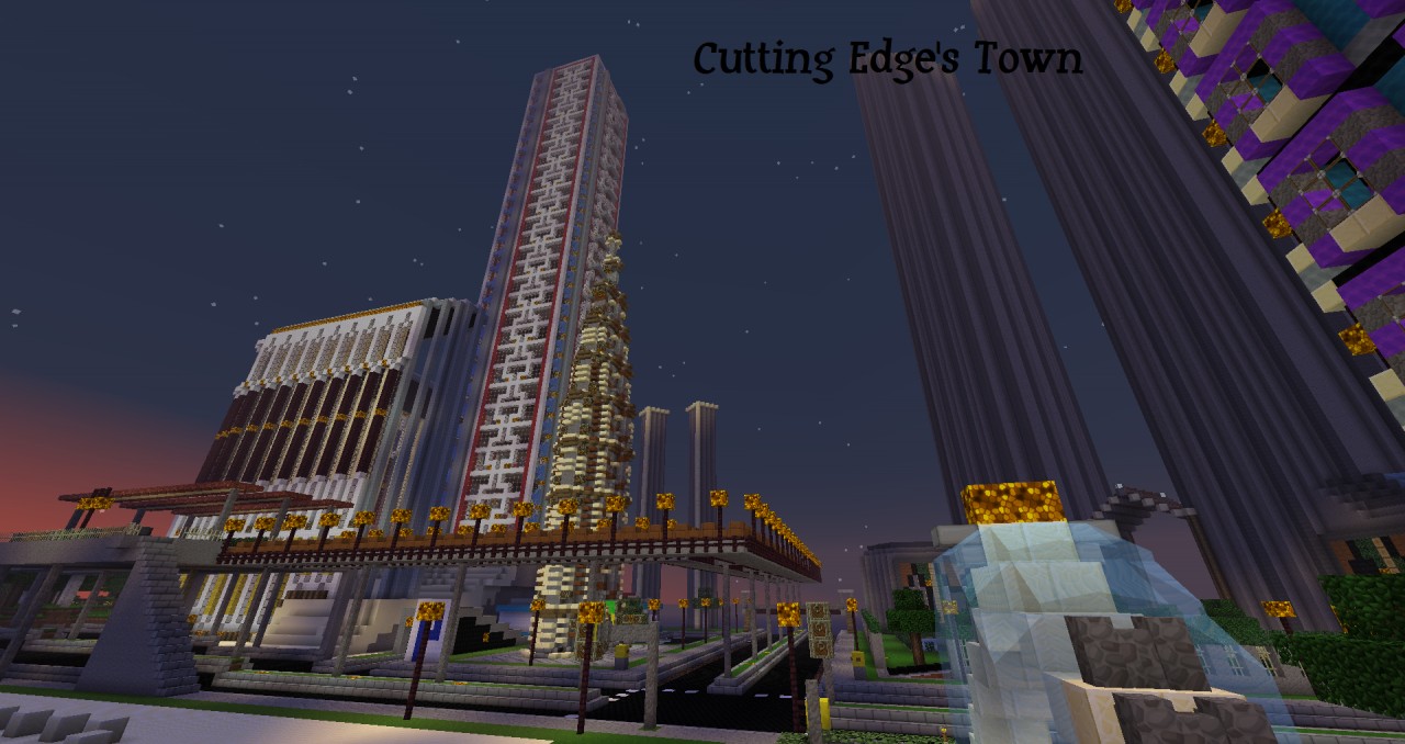 Cutting Edge's Town Minecraft Map