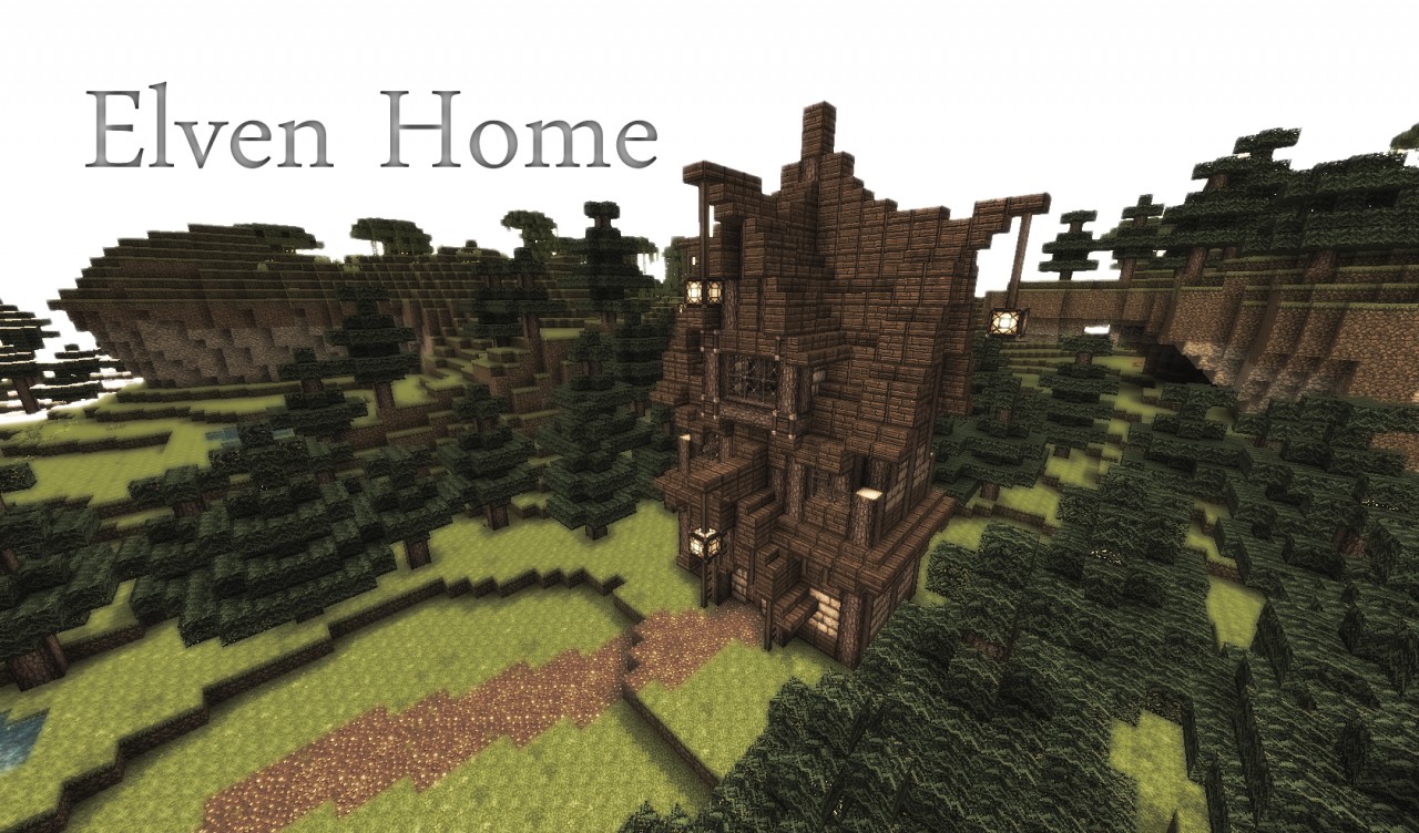 Elven Homes (Village of Renhylles) Minecraft Map