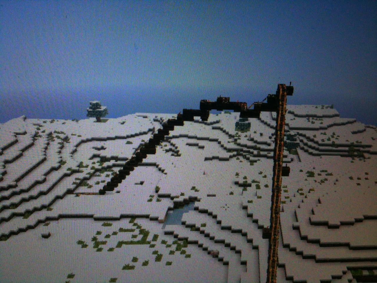 Epic Rollercoaster. Minecraft Map