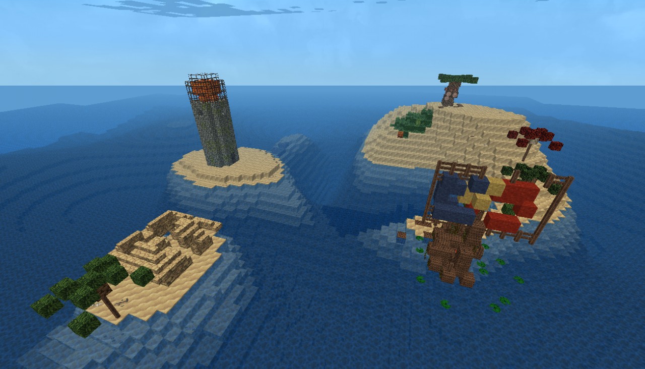 Isolated Minecraft Map