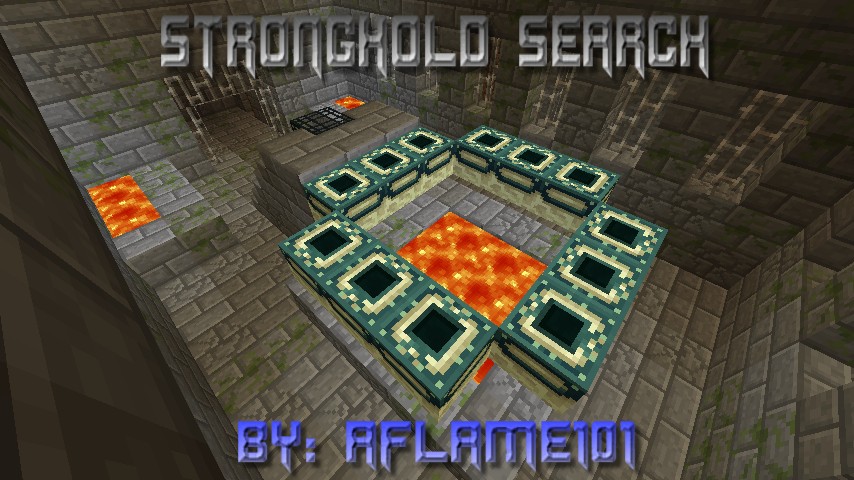 Stronghold Search Minecraft Map