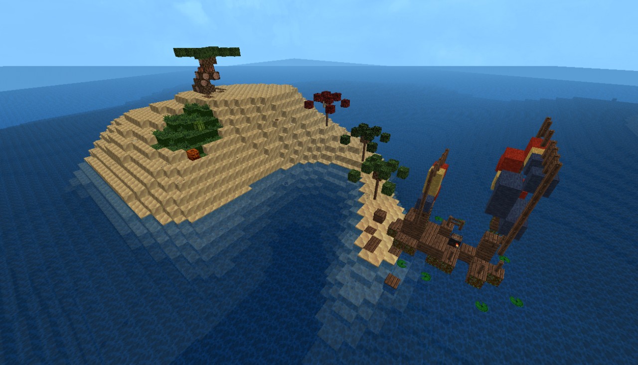 Isolated Minecraft Map