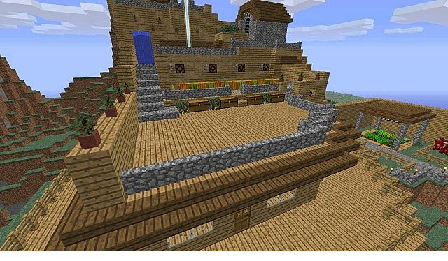 Mexican Mountain House Minecraft Map
