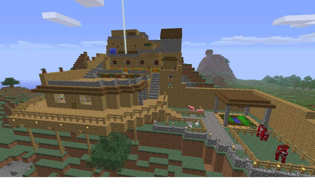 Mexican Mountain House Minecraft Map