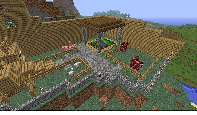 Mexican Mountain House Minecraft Map