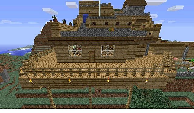 Mexican Mountain House Minecraft Map