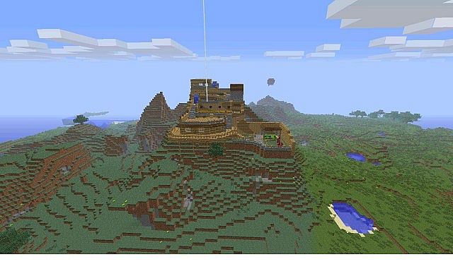 Mexican Mountain House Minecraft Map