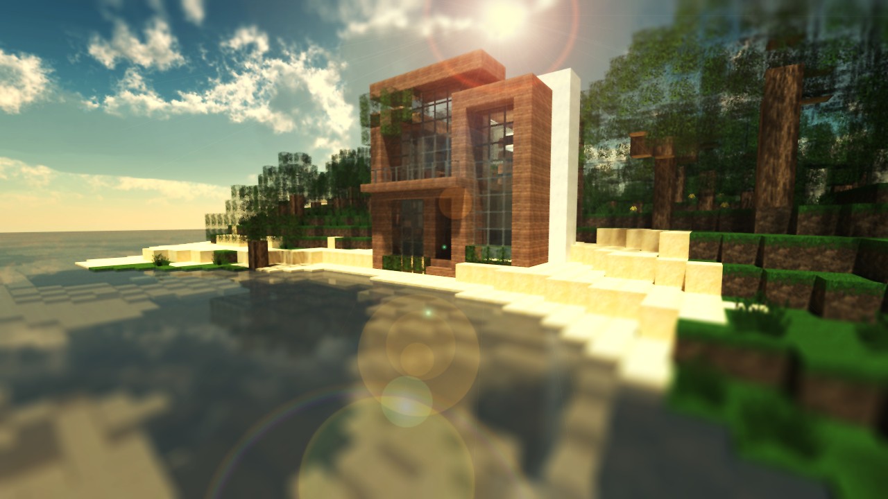 Modern Resort Home Minecraft Map
