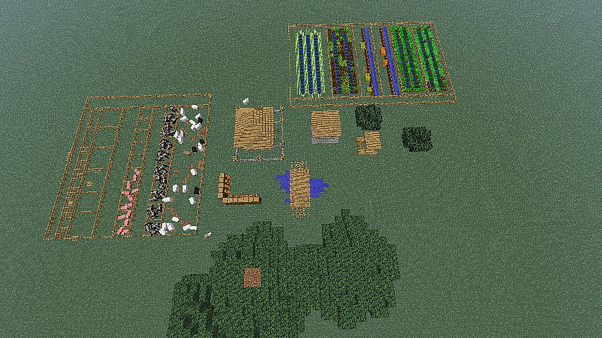 Farm Survival Minecraft Map
