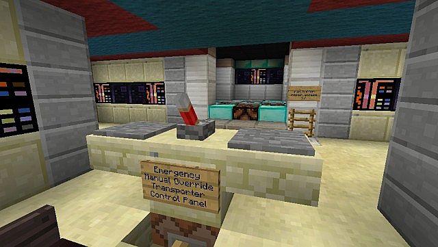 Starfleet Transporter Prototype (command blocks!) Minecraft Map